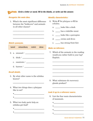 Read reflect respond_book_c_sample | PDF