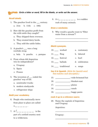 Read reflect respond_book_c_sample | PDF