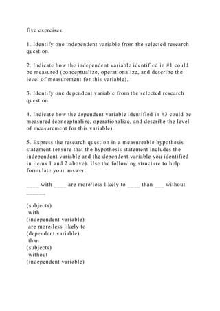 Read the following research experiment conducted by the Police Found.docx