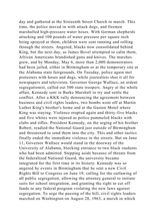 Read the poem Ballad of Birmingham,” by Dudley Randall, on p. 378.docx ...