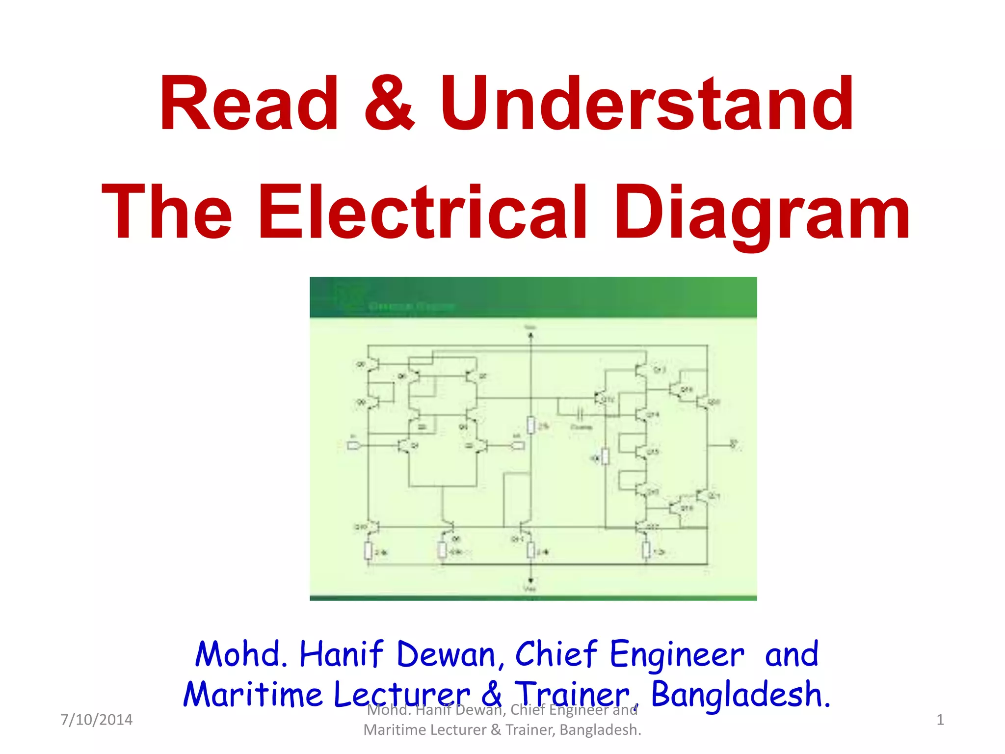 Read and Understand The Electrical Diagram | PPTX