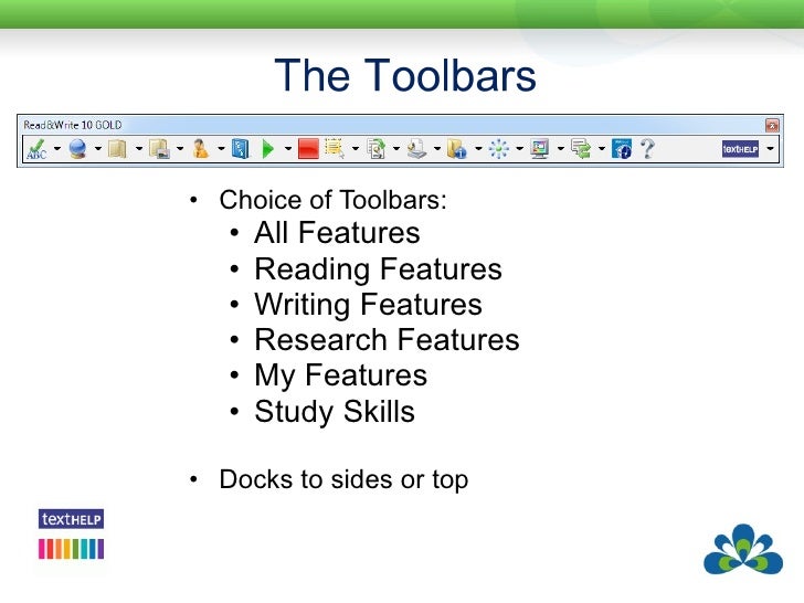 Texthelp Readandwrite Gold For Windows Hands On Workshop