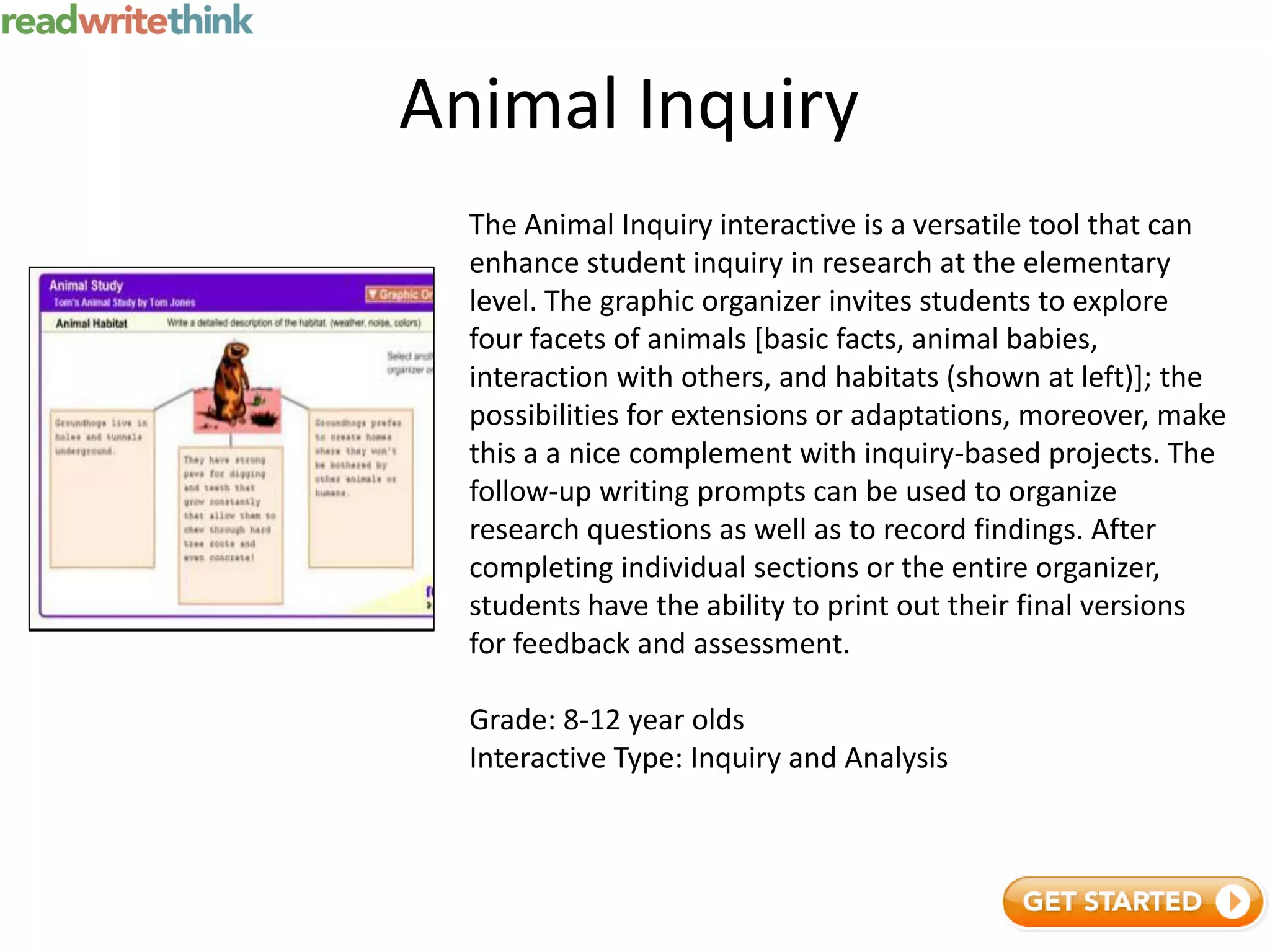 Read writethink student interactives | PDF