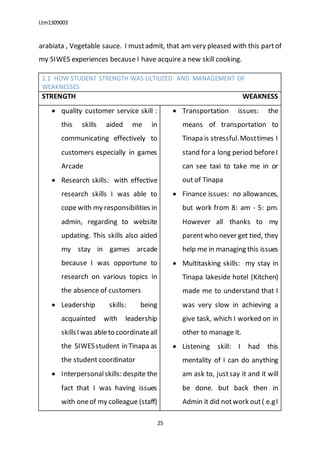 Sample of SIWES REPORT | DOCX