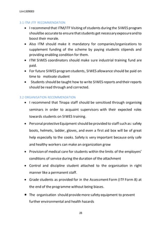 Sample of SIWES REPORT | DOCX