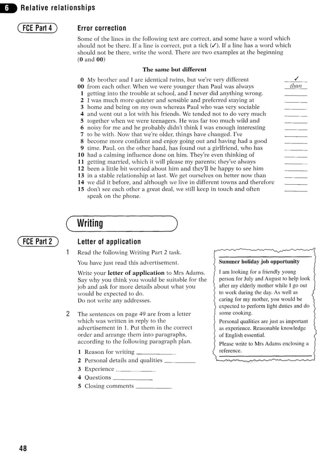 Ready for FCE-workbook | PDF