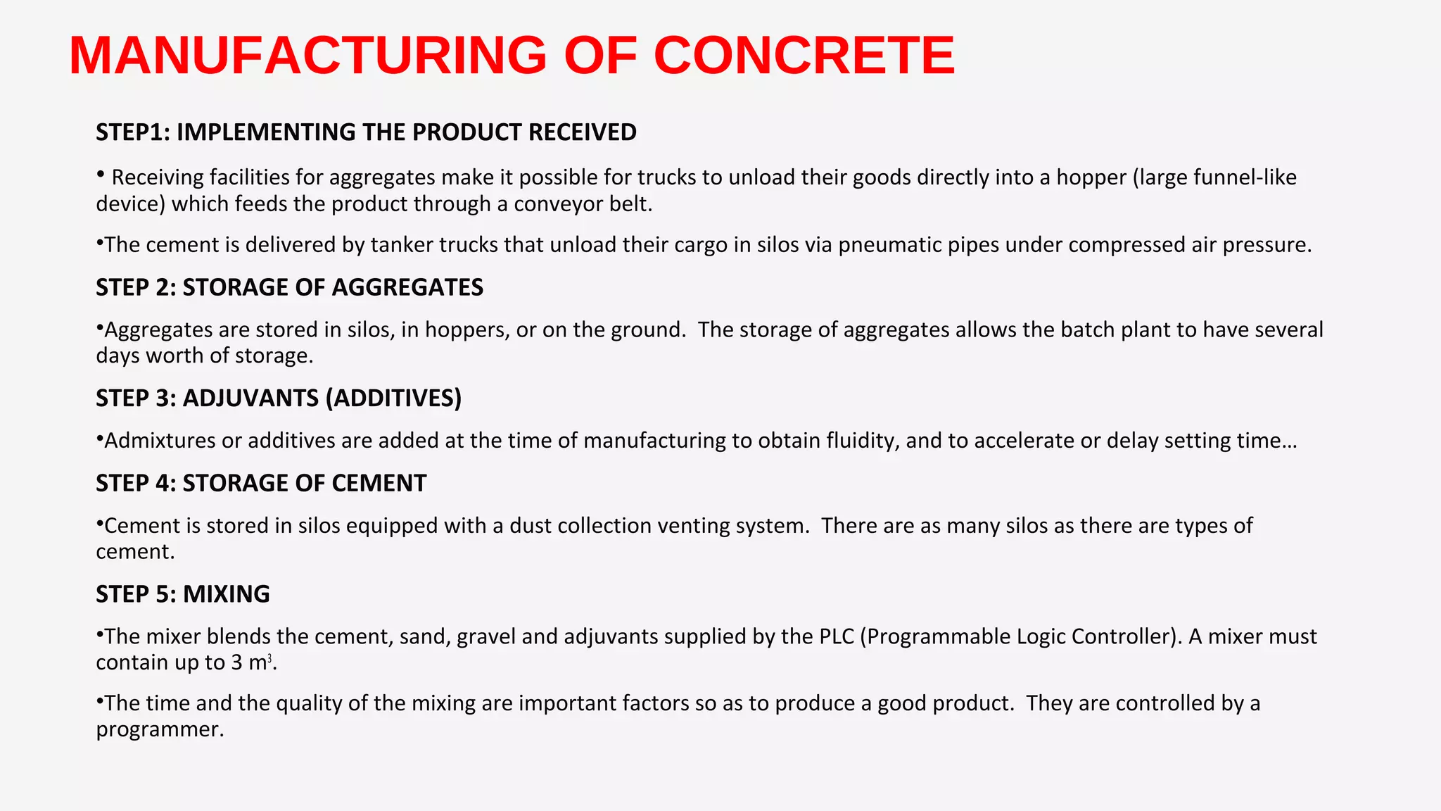 Ready mix concrete | PPT