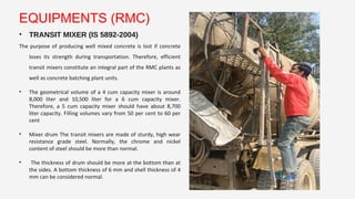 Ready mix concrete | PPT