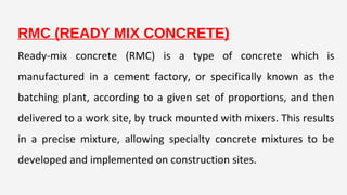 Ready mix concrete | PPT