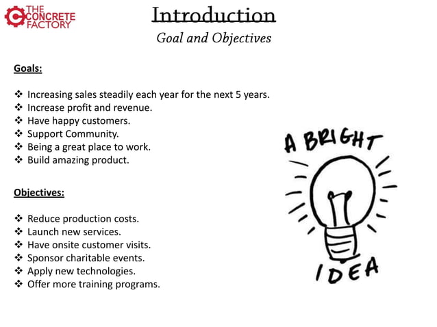 Ready mix concrete batching plant - business plan | PPTX | Civil ...