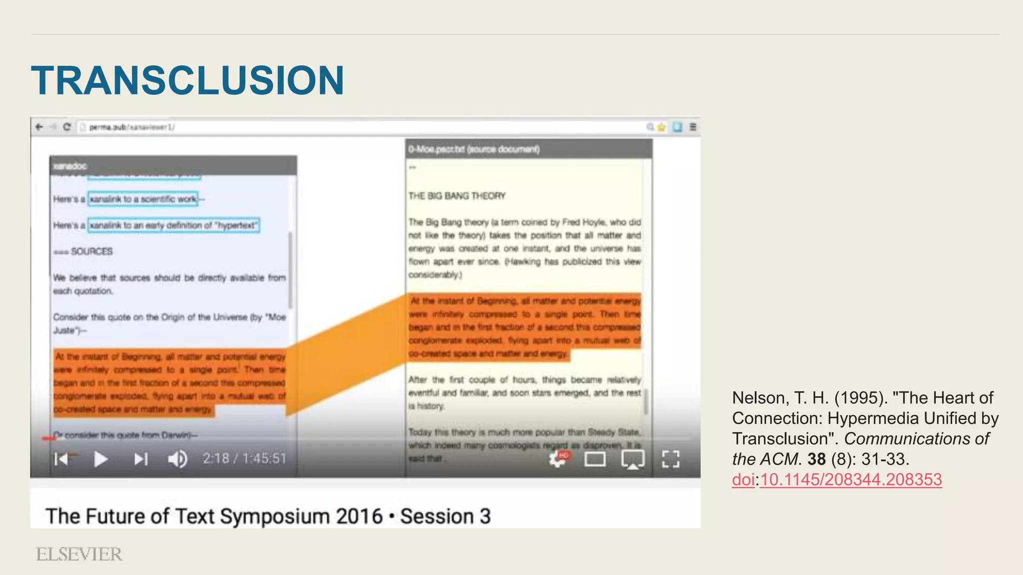 Are we finally ready for transclusion?* | PPT