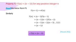 Gamma function | PPTX