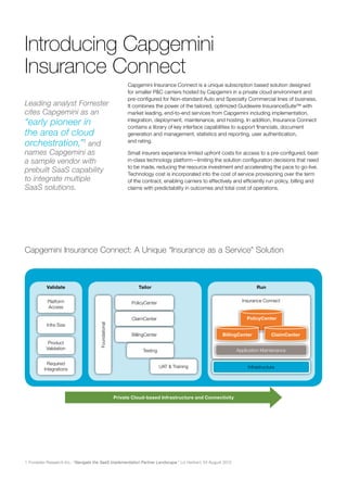 Capgemini Insurance Connect : Subscription based services for claims ...