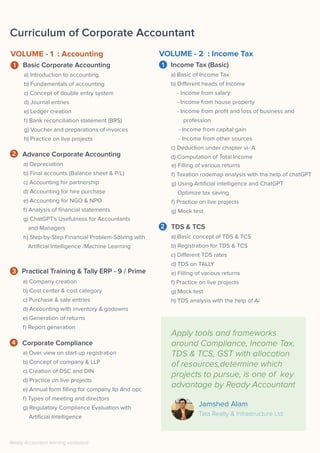 Accounting fundamentals corporate finance institute | PDF | Resume ...