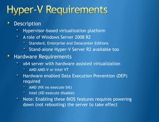 Ready for cloud computing with hyper v | PPT