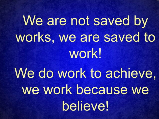 Ready for every good work! | PPT