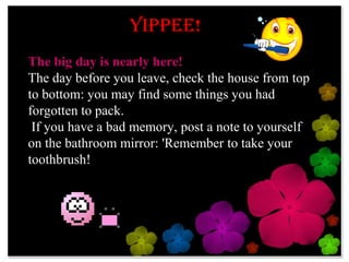 Ready for holidays | PPT