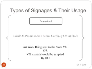 Readying the Store and Store Signages | PPTX | Marketing and ...