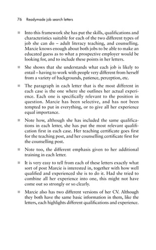 Ready Made Job Search Letters Writing Letters and E-Mails to Help You ...