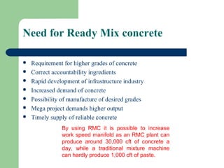 Ready mix concrete | PPT
