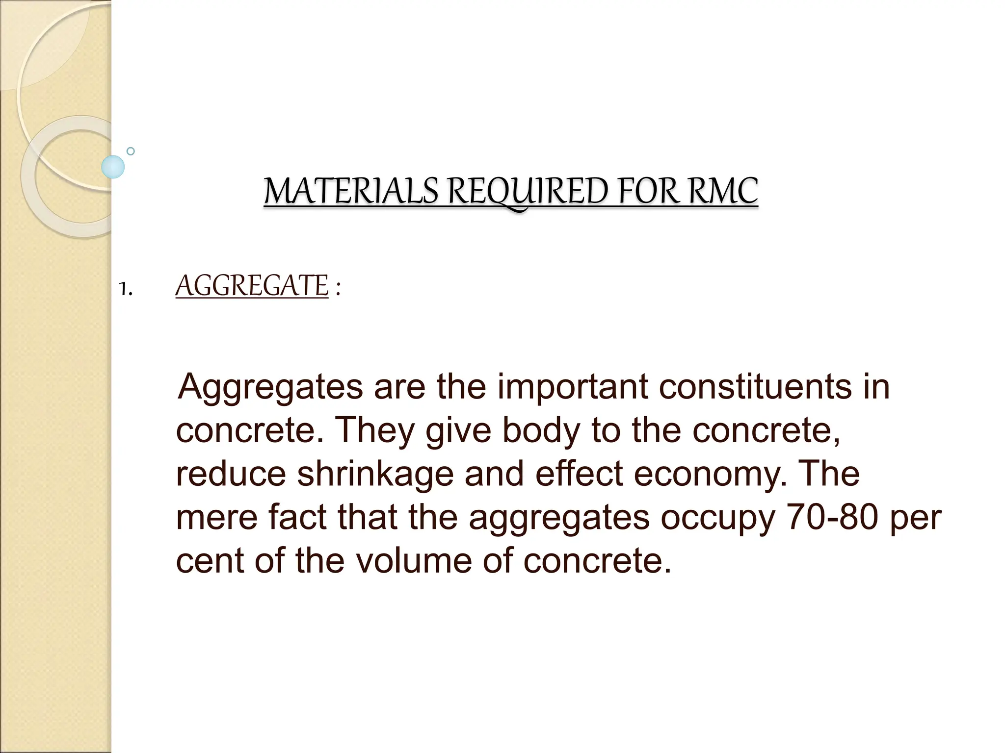 readymixconcrete presentation on ready mix concretre and types of rmc ...