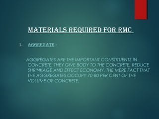 Ready mix concrete | PPT