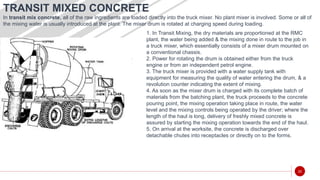 READY MIX CONCRETE | PPTX