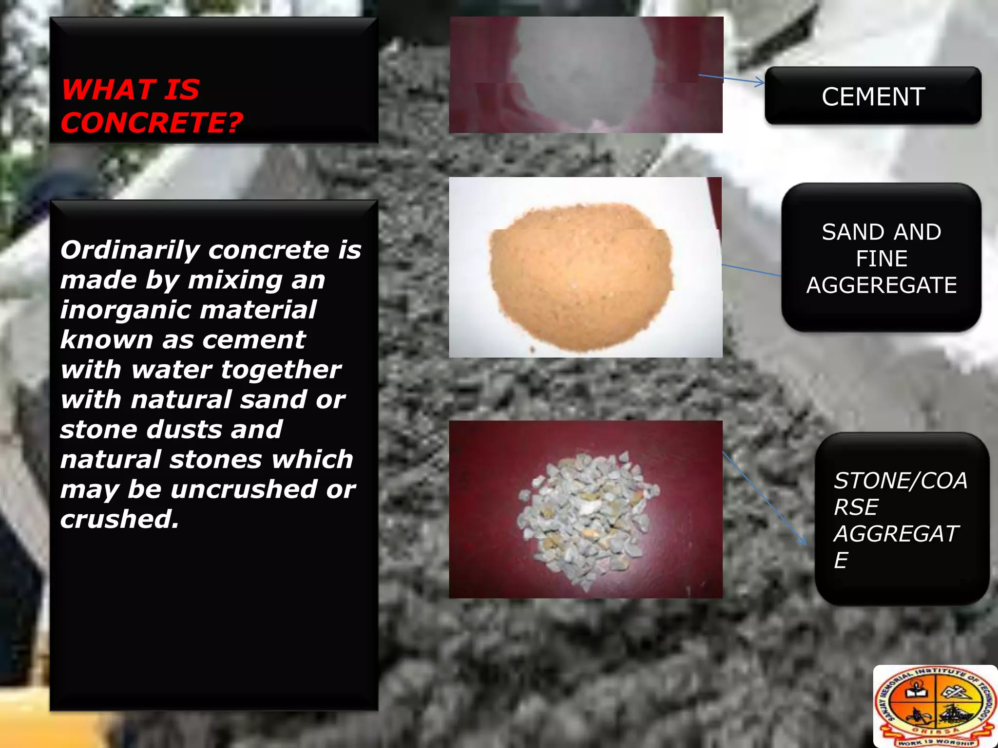 Presentation on Ready mix concrete production process | PPT