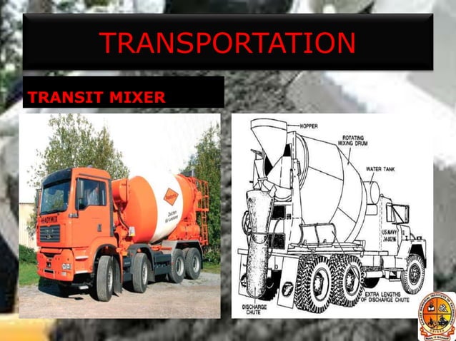 Presentation on Ready mix concrete production process | PPT