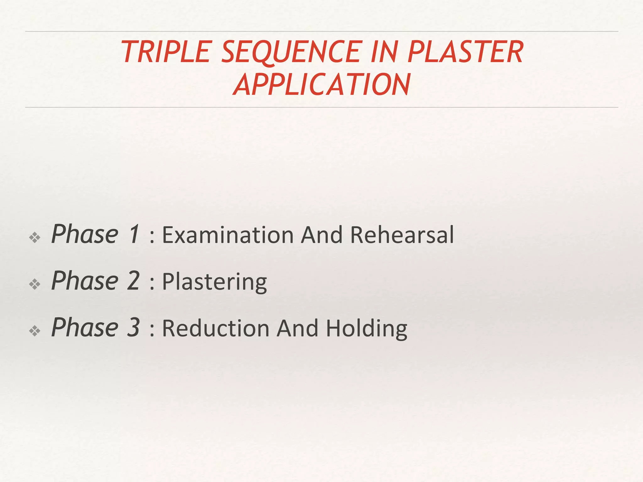 Plaster of paris in orthopaedics | PPSX