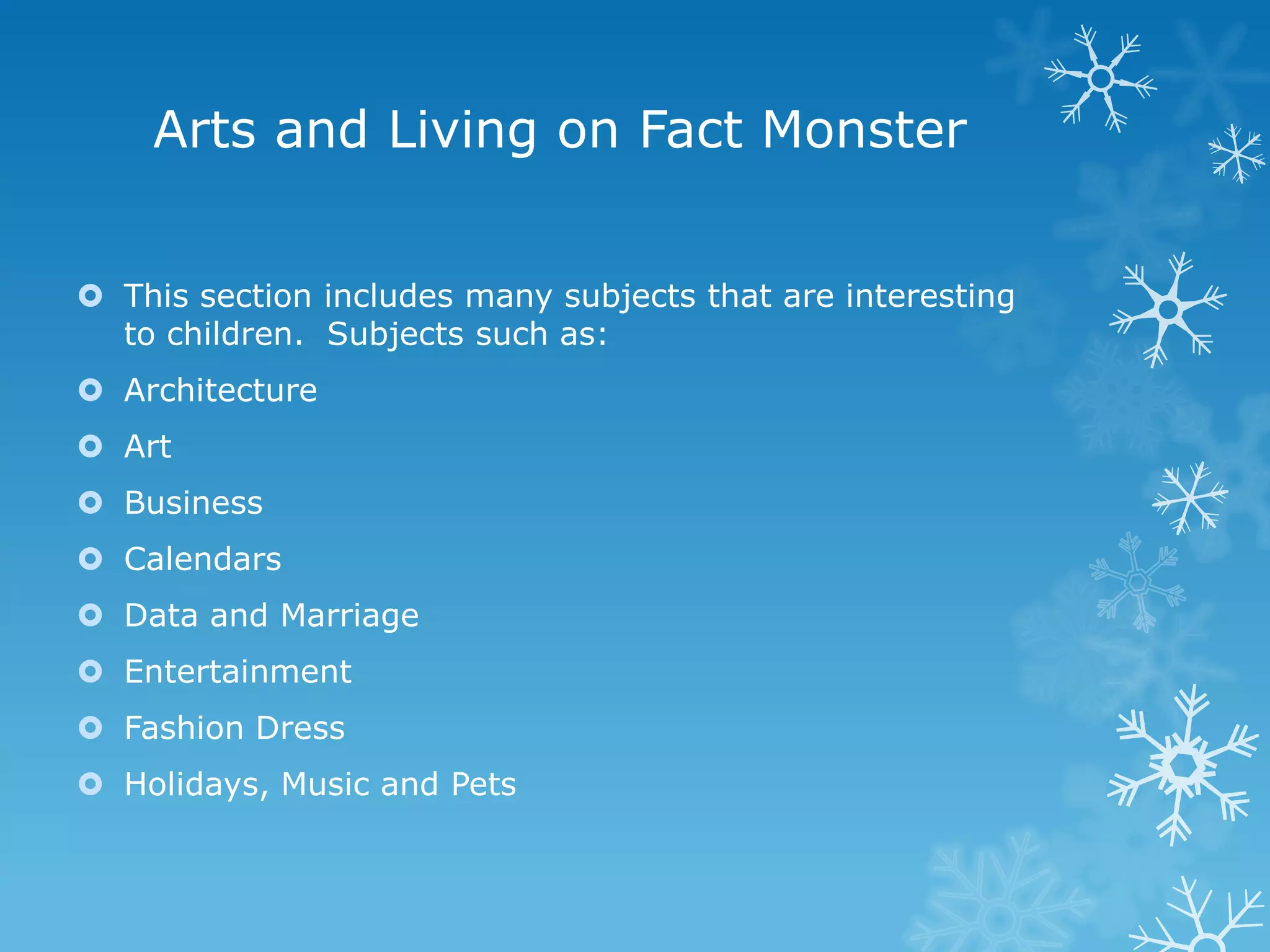 Ready Reference and Almanac- Fact Monster | PPTX