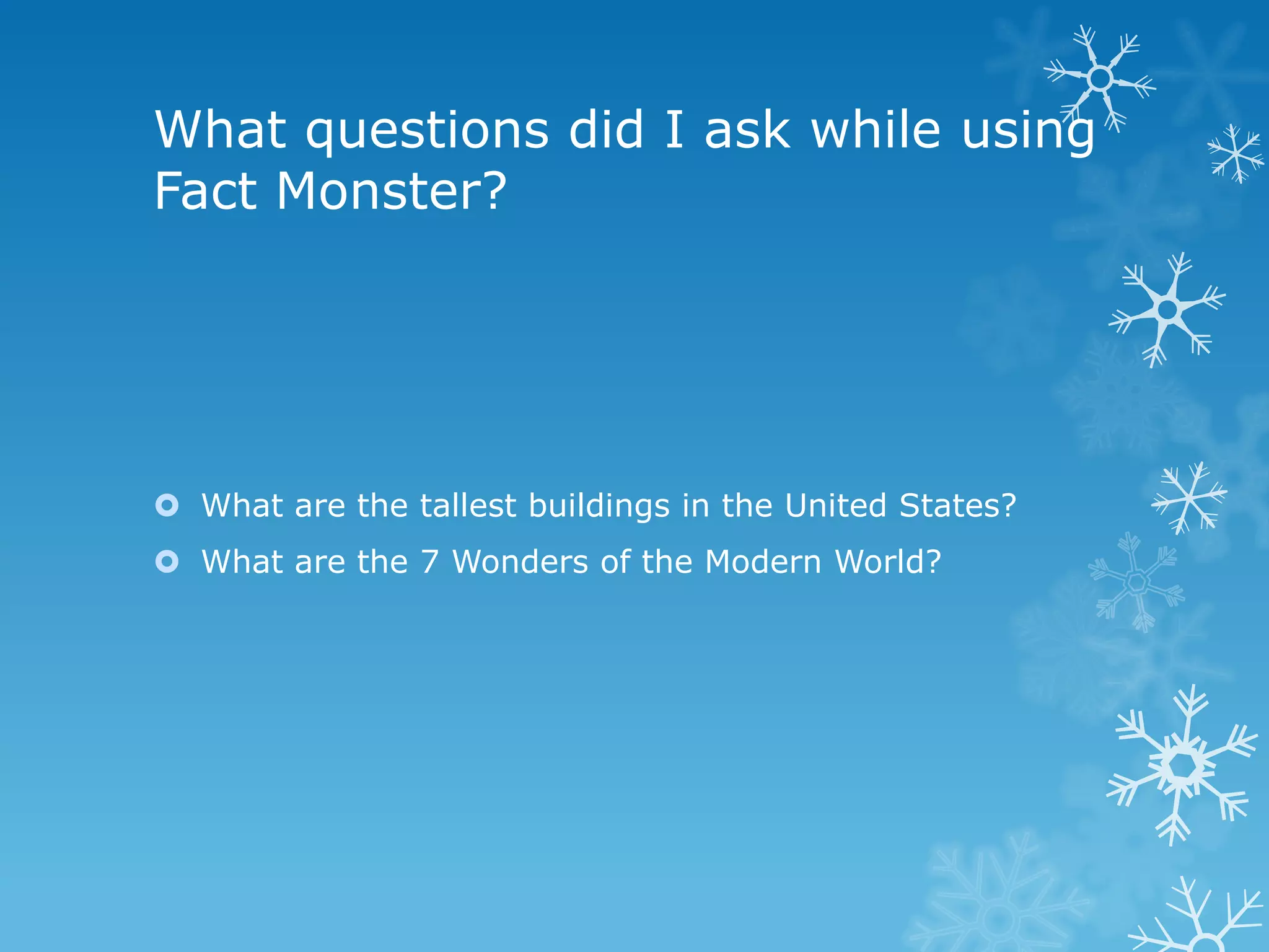 Ready Reference and Almanac- Fact Monster | PPT