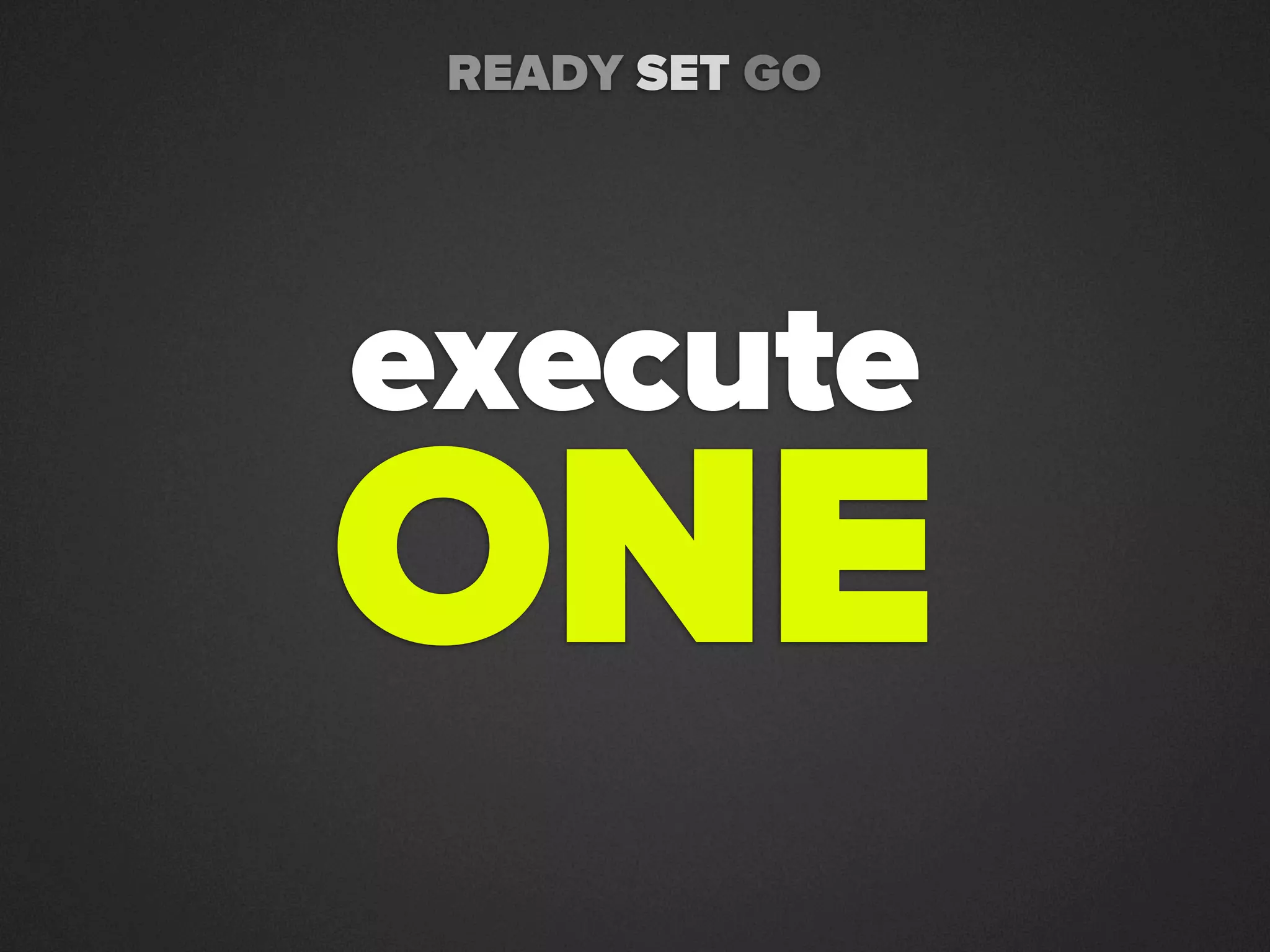 Ready Set Go | PPT