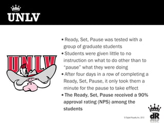 Ready, Set, Pause Overview | PPT