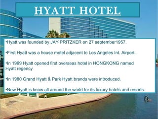 HISTORY OF INTERNATIONAL HOTELS | PPT