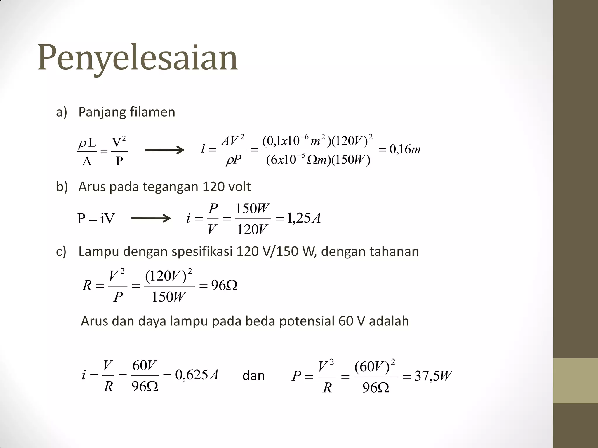 ARUS LISTRIK (Hukum Ohm dan Hukum Joule) | PDF
