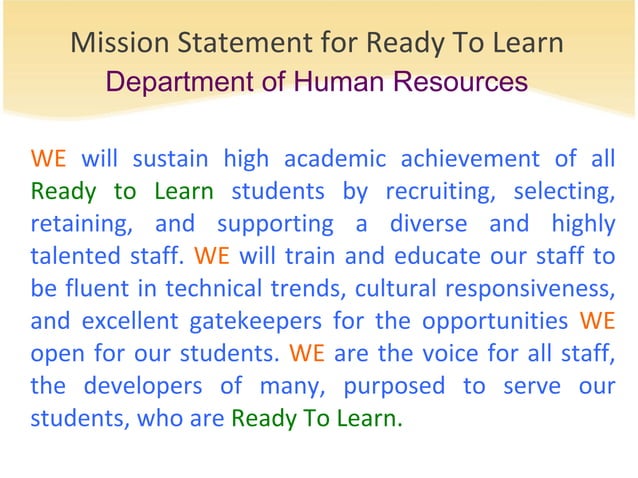 Ready to learn isd hr p johnson | PPT