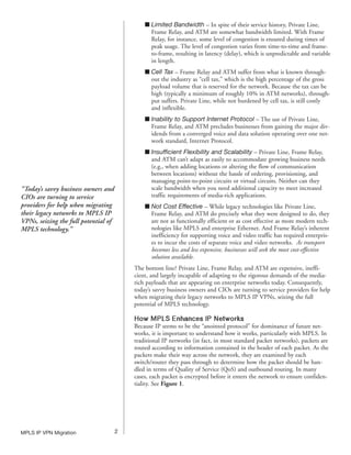 MPLS IP VPNs: Are You Ready to Migrate? | PDF