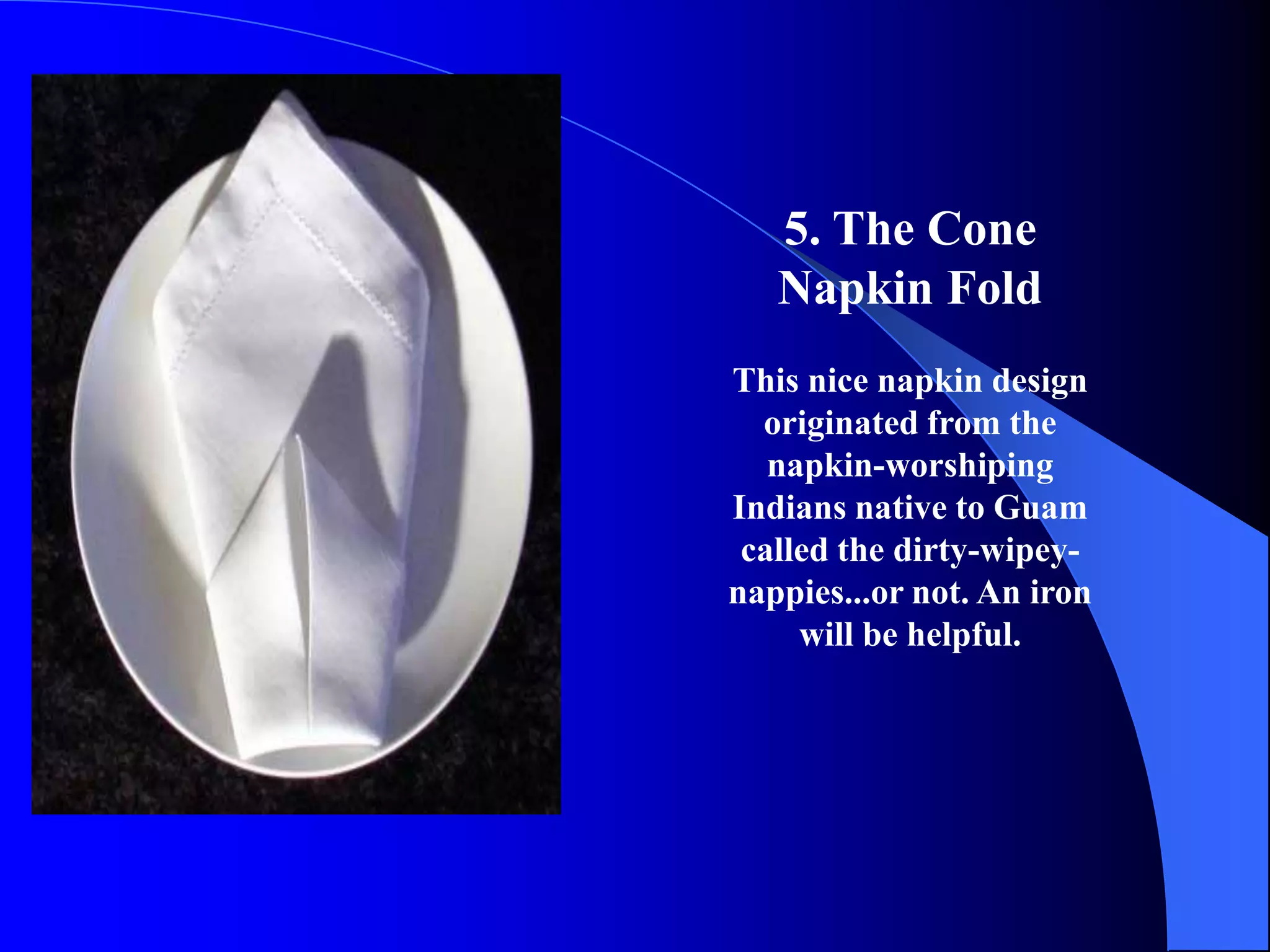 Table Napkin Folding | PPTX