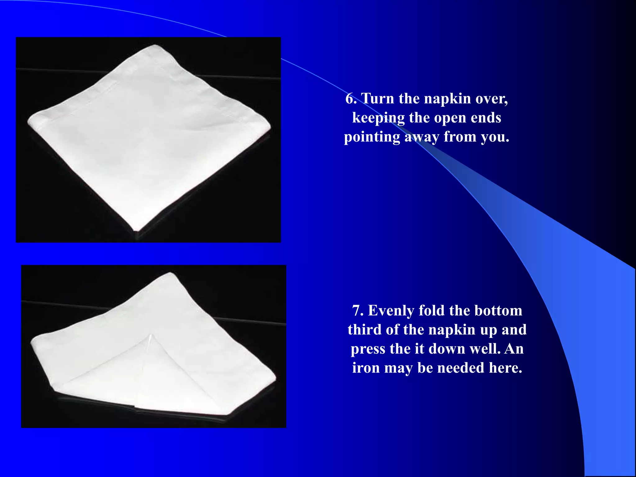 Table Napkin Folding | PPTX