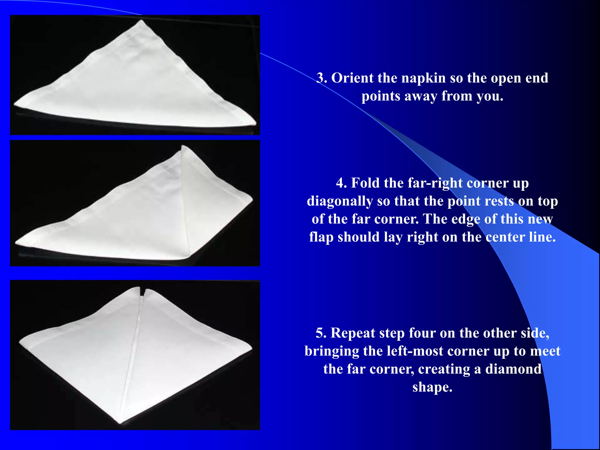 Table Napkin Folding | PPTX