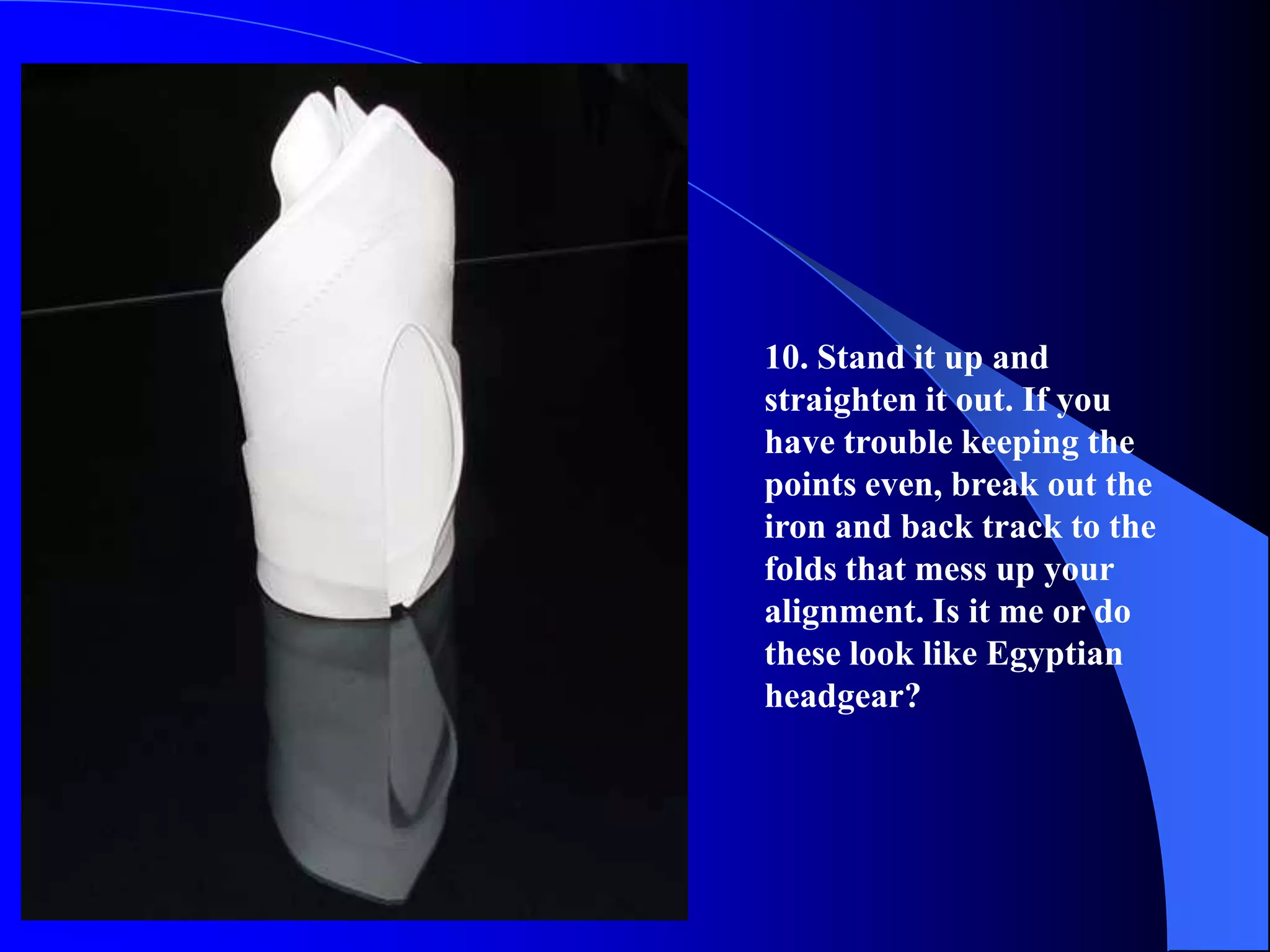 Table Napkin Folding | PPTX