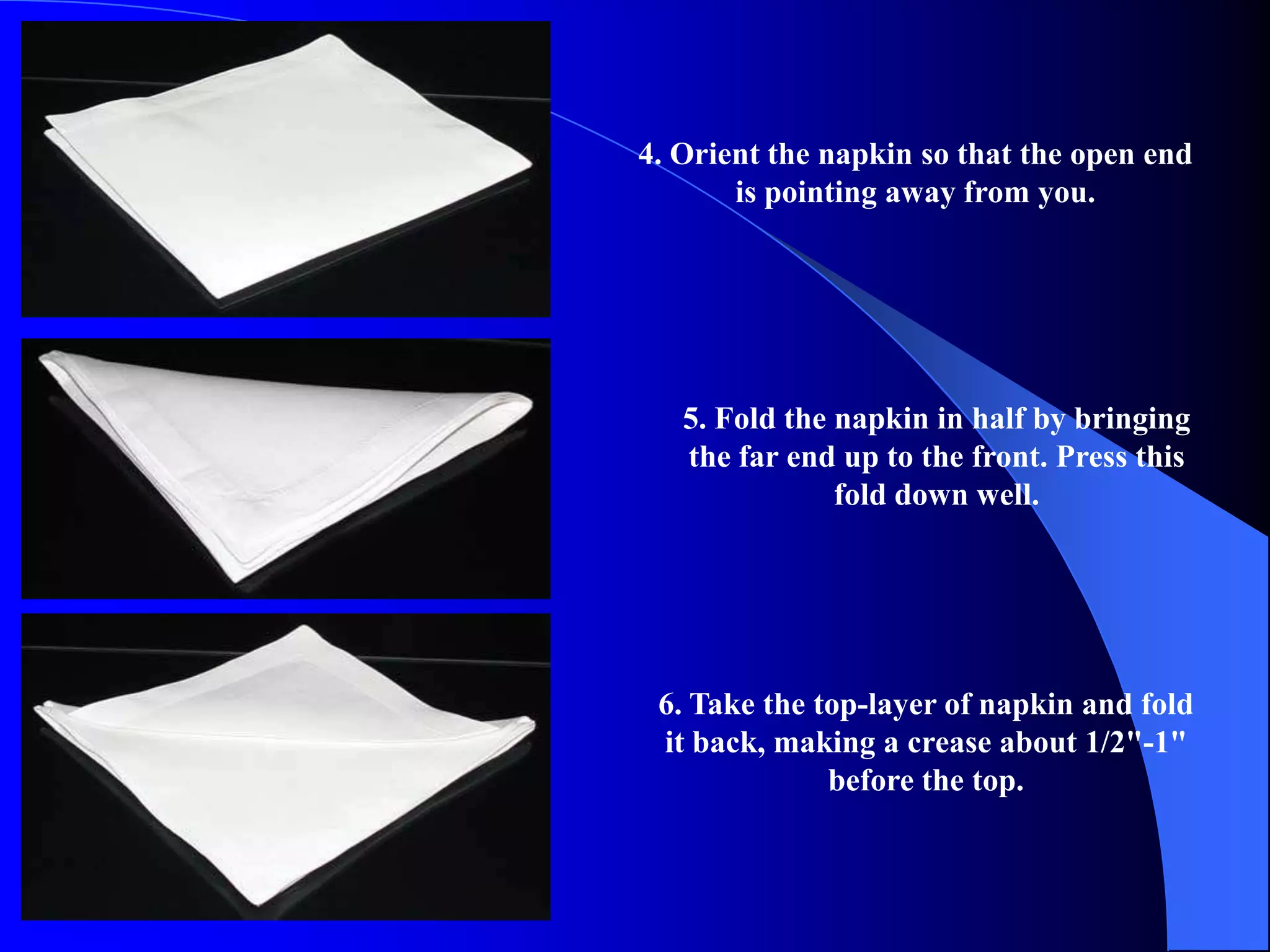 Table Napkin Folding | PPTX