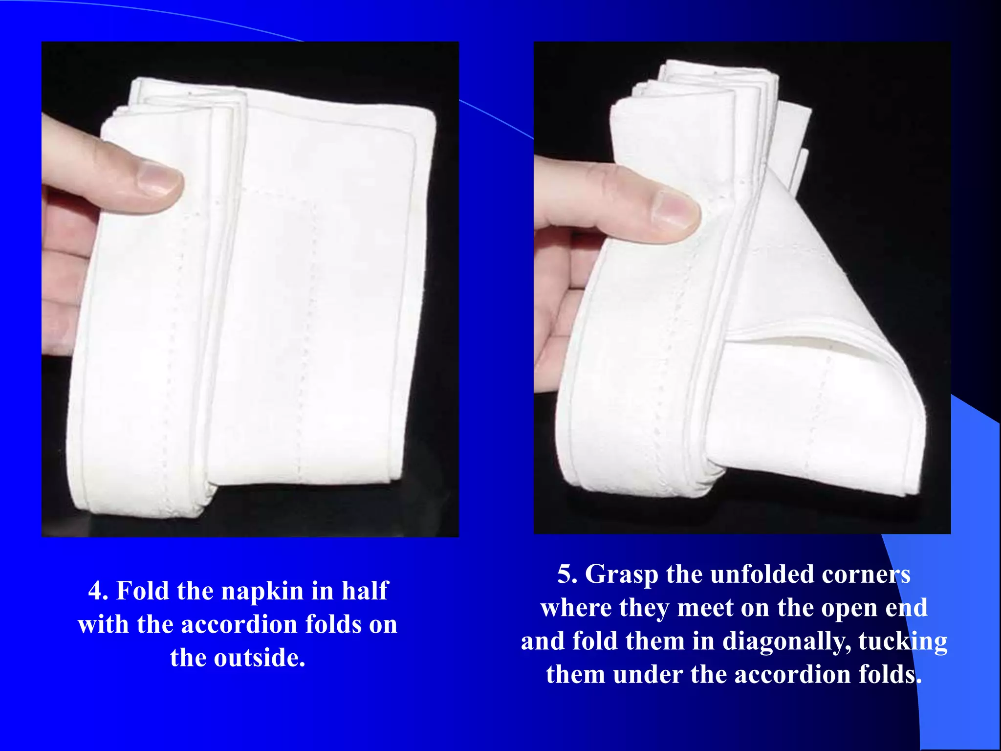 Table Napkin Folding | PPTX