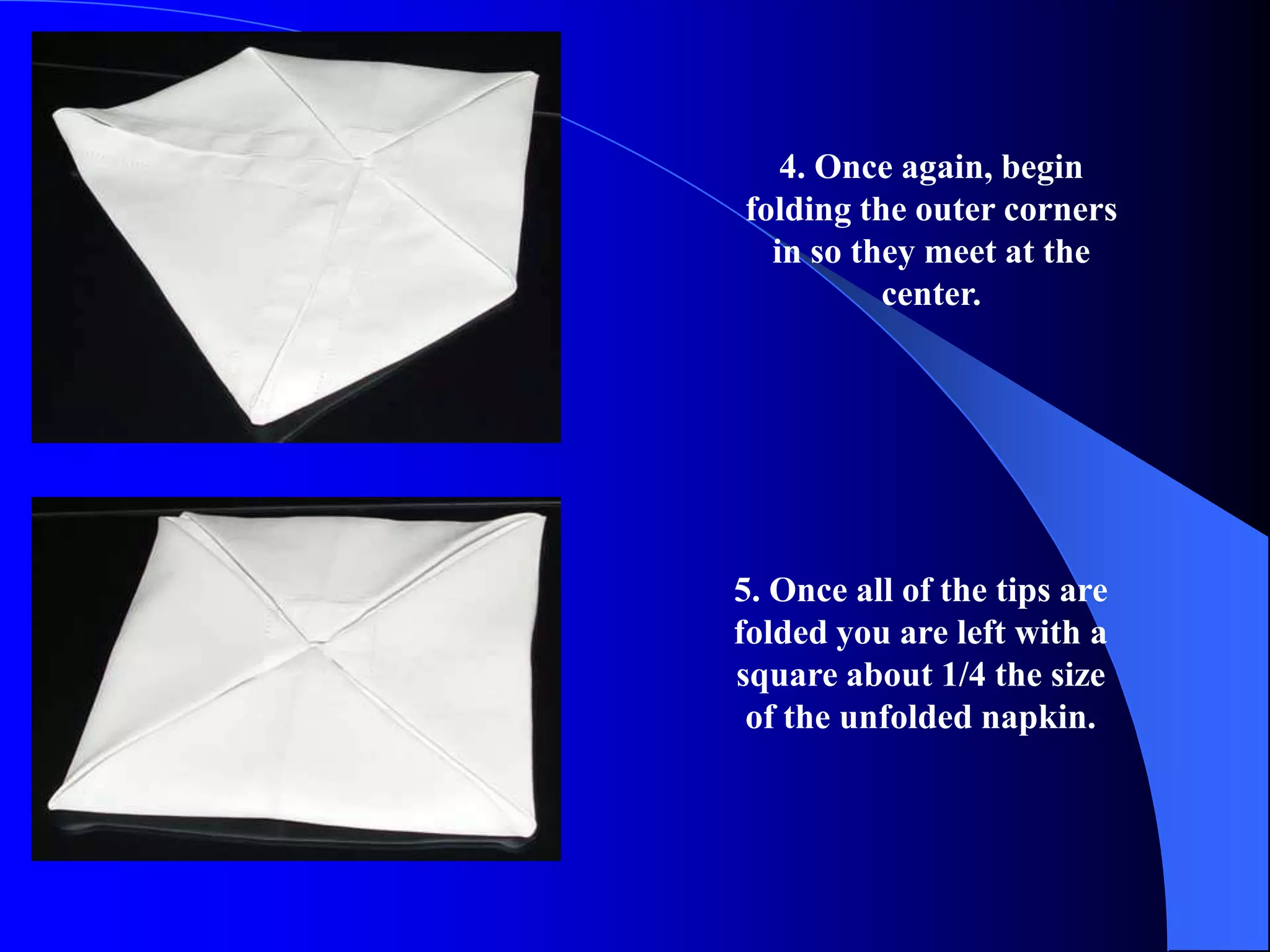 Table Napkin Folding | PPTX