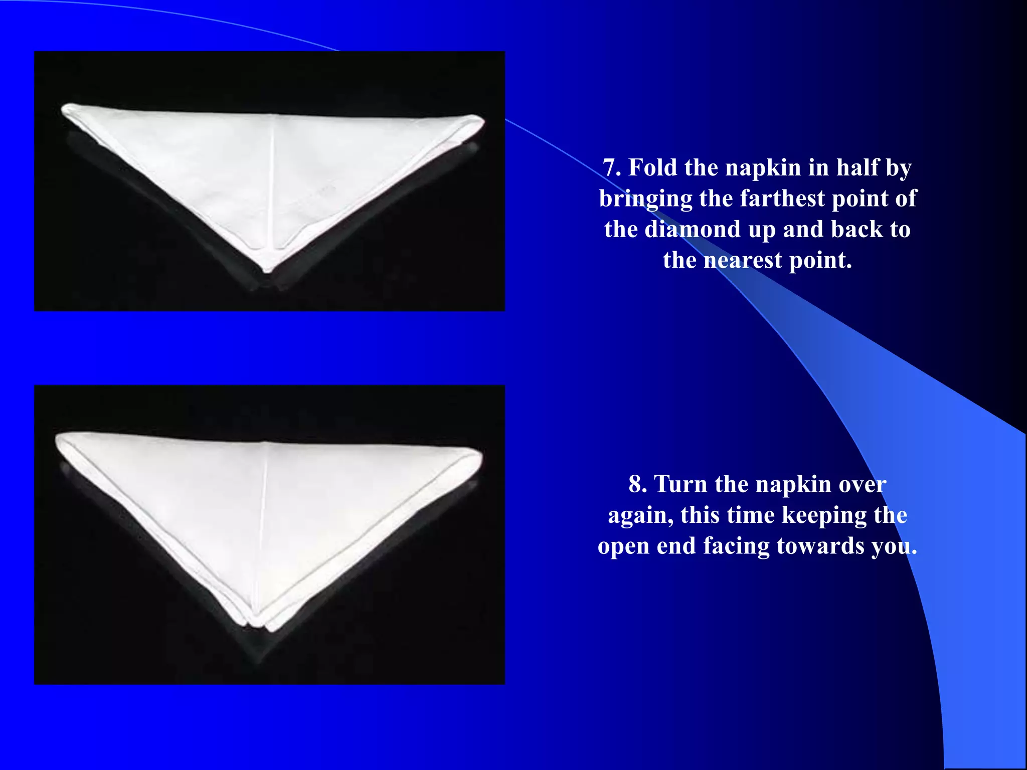 Table Napkin Folding | PPTX