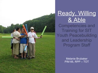 Ready, Willing & Able Presentation | PPT