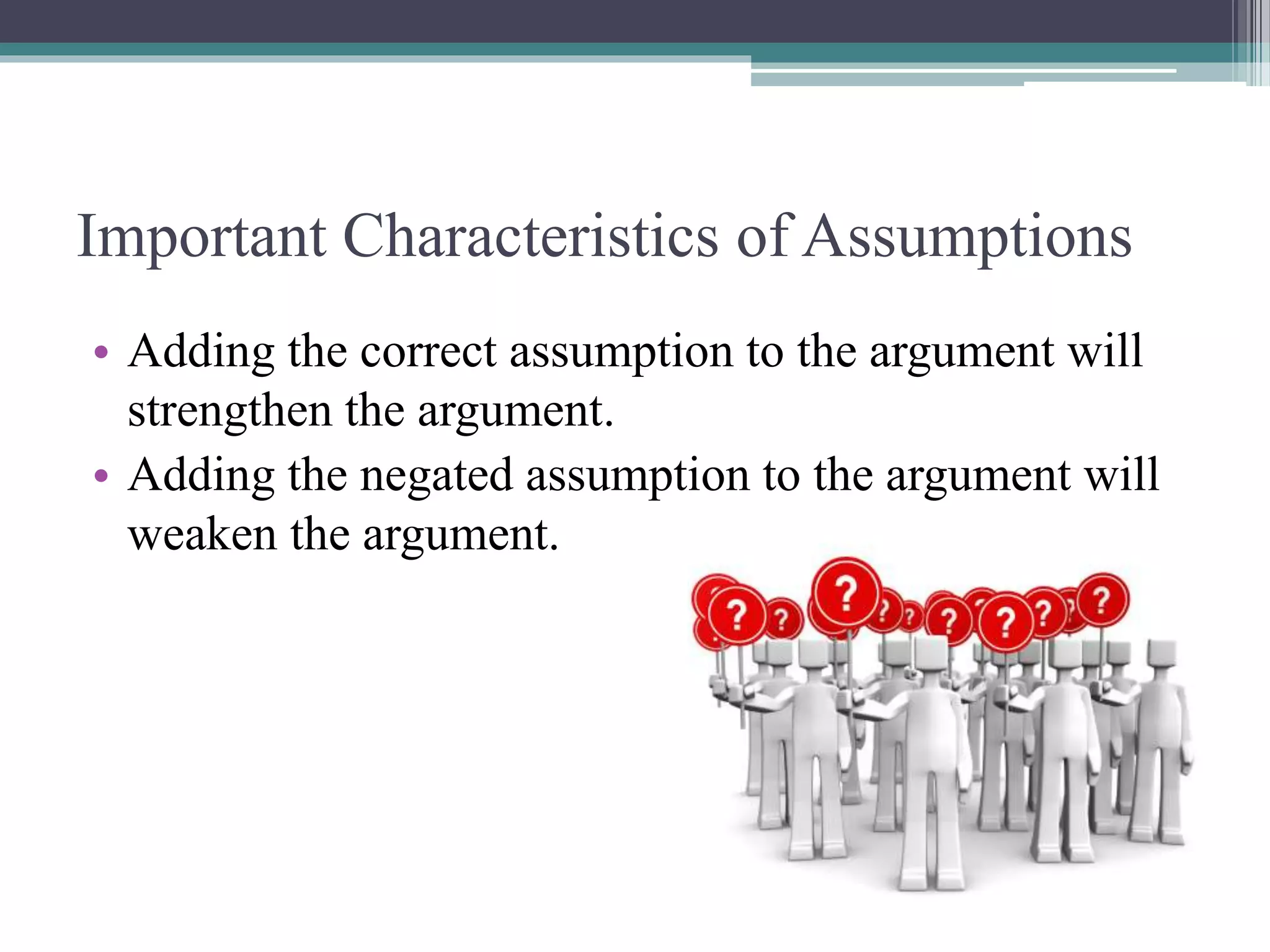 Identifying Assumptions | PPTX