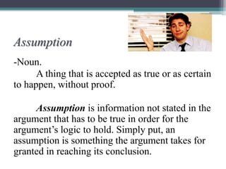 Identifying Assumptions | PPTX