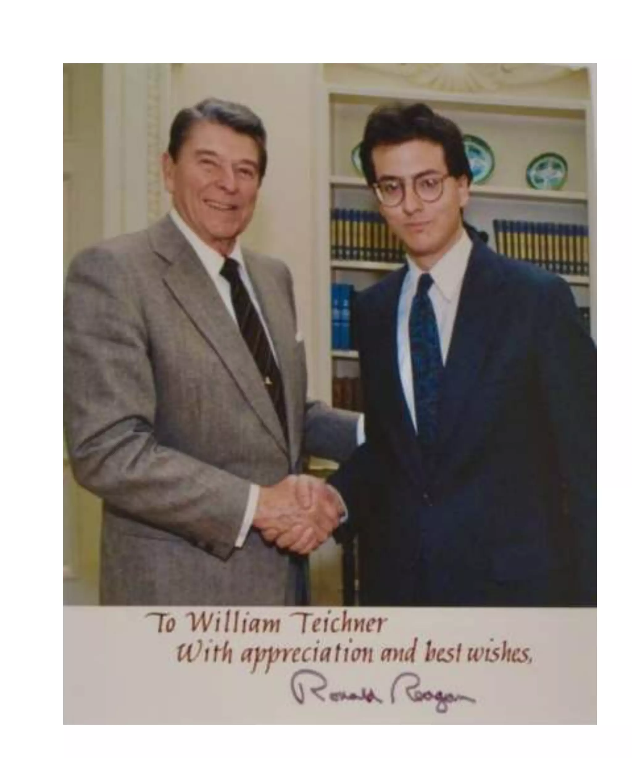 William Teichner with President Ronald Reagan | DOCX